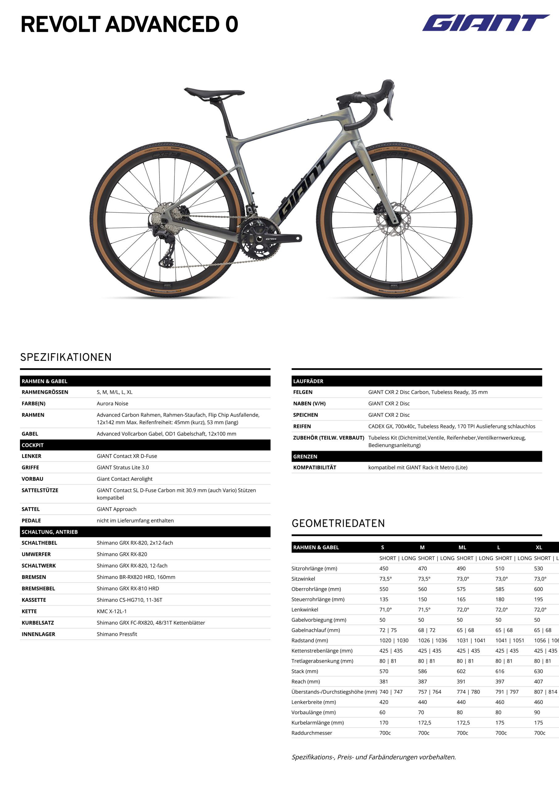 Gravelbike GIANT Revolt Advanced 2 in Dresden kaufen - GIANT Dresden